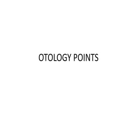 OTOLOGY POINTS & Post-auricular abscesses.pptx