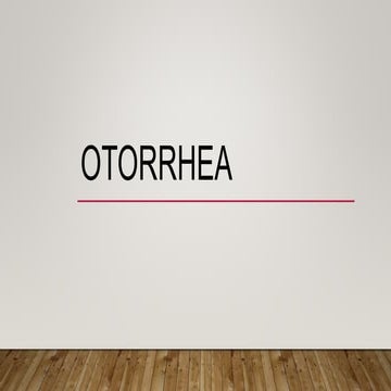 OTORRHEA.pptx
