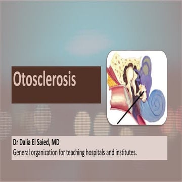Otosclerosis | PPTX