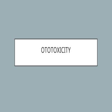Ototoxicity Pptx