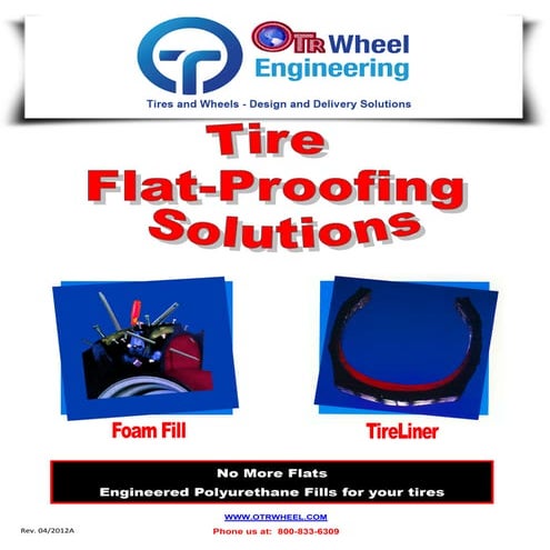 Flat Proofing Tire Solutions from OTR Wheel Engineering 04 2012 | PDF
