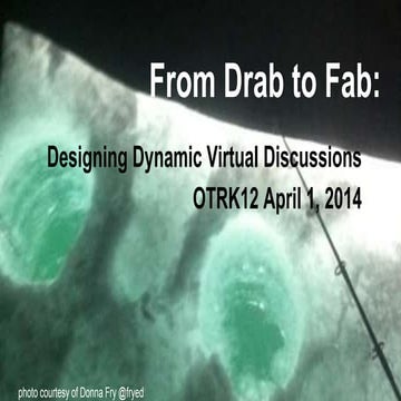 From Drab to Fab: Designing Dynamic Virtual Spaces | PPT