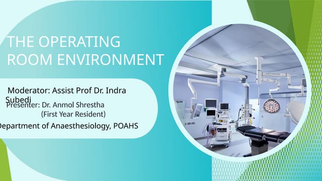 Scavenging system in operating room | PPT | First Aid | Injuries