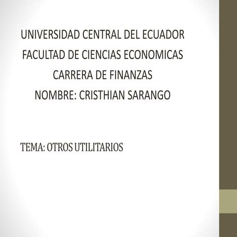 Programas utilitarios | DOCX