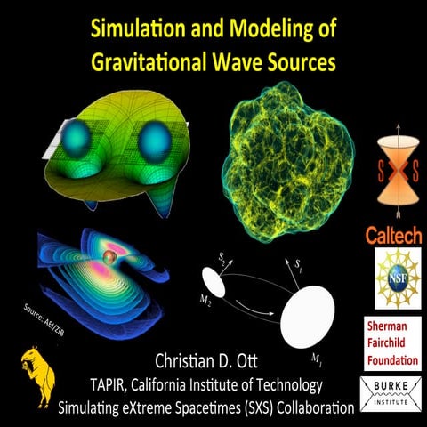 Simulation and Modeling of Gravitational Wave Sources | PDF