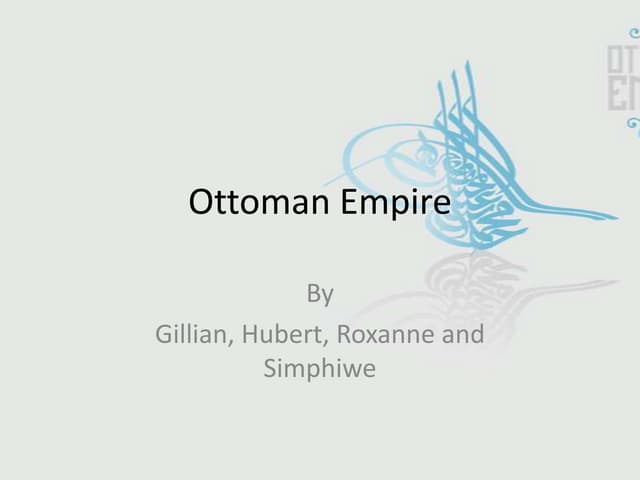 The Ottoman Empire | PPT