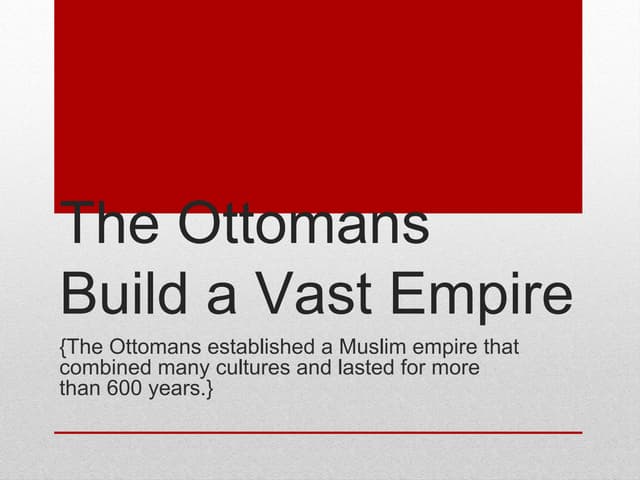 The Ottoman Empire | PPT