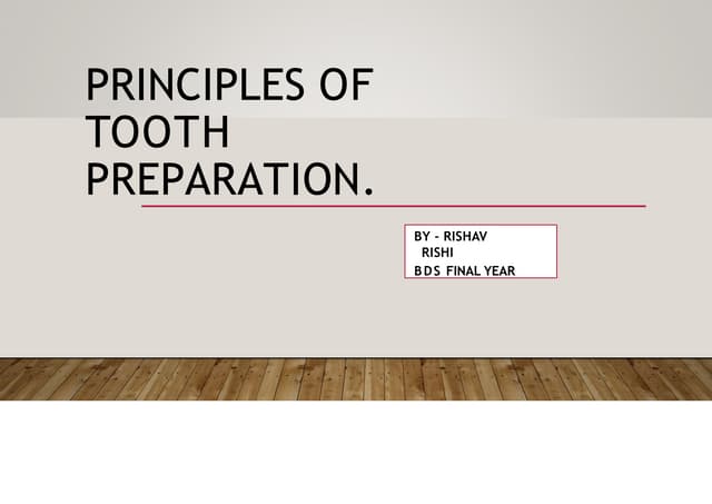 Class V and VI amalgam cavity preparations | PPTX