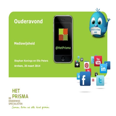 Ouderavond het Prisma | PPTX