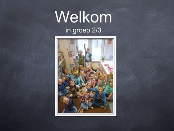 Informatieavond groep 3 | PPT | Education