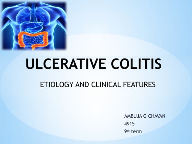 Ulcerative colitis | PPT