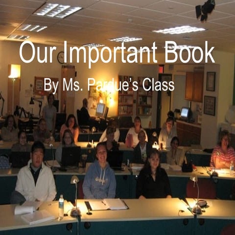 The Important Book by Mrs. Henson's Class | PPTX