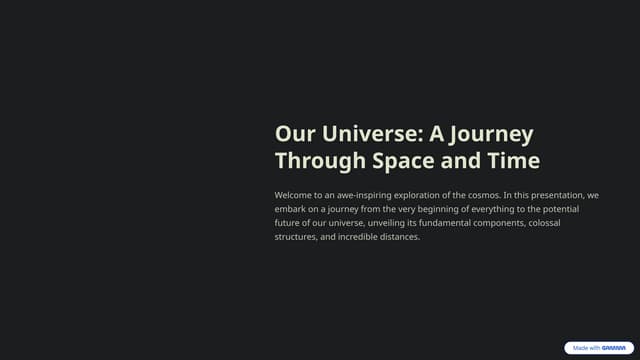 Size and Scale of the Universe | PDF