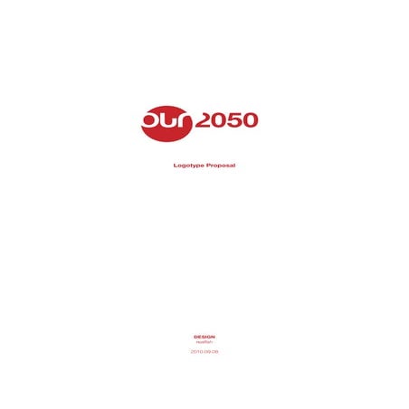 our2050 Logo Proposal - case 1 | PDF | Design | Fine Art