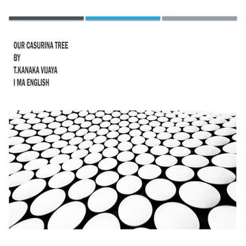 Our casurina tree a poem by Toru DUTT.pptx