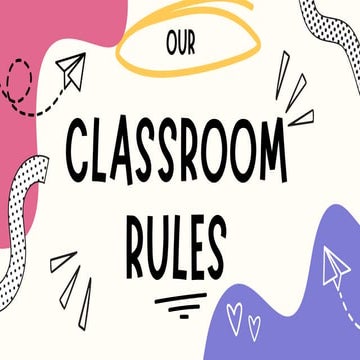 Our classroom rules, presentación de las reglas de la clase.pdf