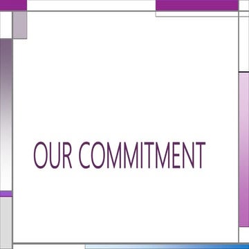 Our commitment | PPTX