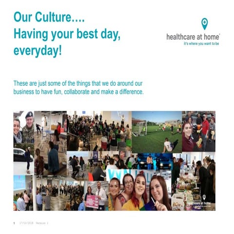 Healthcare at Home - Our culture | PPT