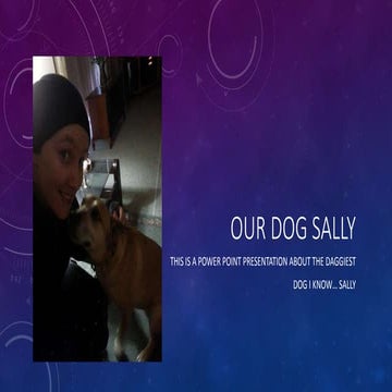Our dog Sally | PPTX