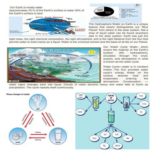 Our earth is mostly water | DOCX