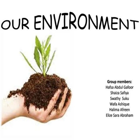 Our environment | PPT