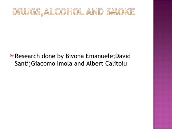 Substance Abuse: Grade 7 | PPTX