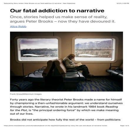 Our fatal addiction to narrative | PDF