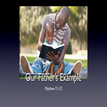 Our father's example | PDF