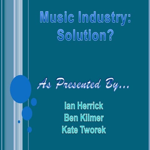 Music Industry Business Plan | PPT