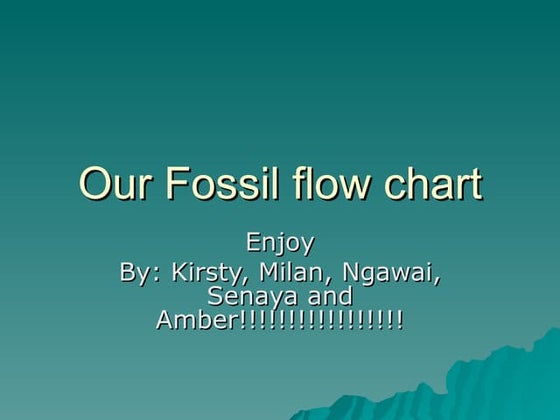 Fossil notes 6th | PPT