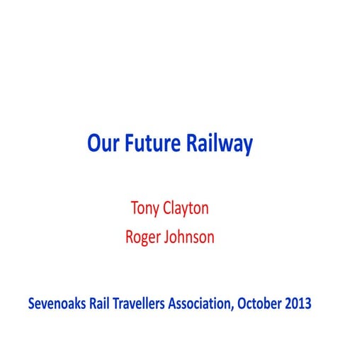Our Future Railway | PDF