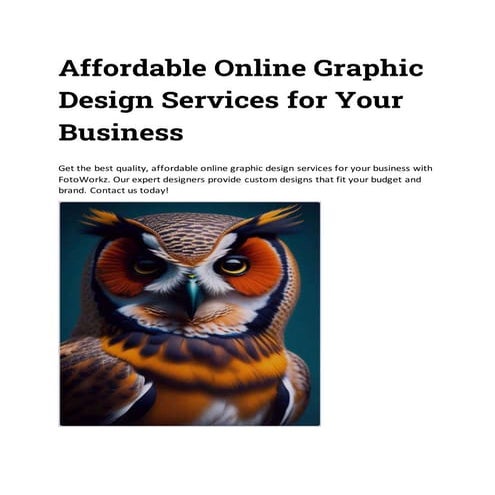 Our Graphics Design Services | PDF