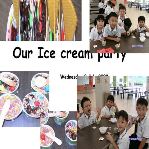 Our Ice Cream Party | PPT