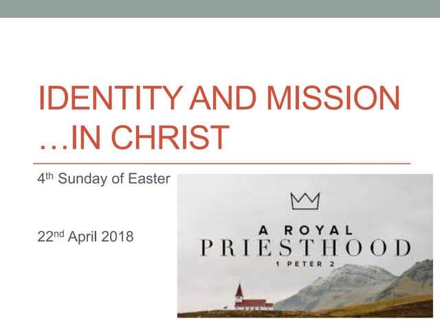 We are ... part 5 (the people of god 1 peter 2 1 12) | PPTX