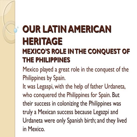 Our latin american heritage | PPT