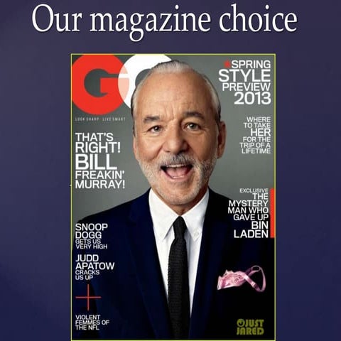 GQ.Our magazine choice | PPTX