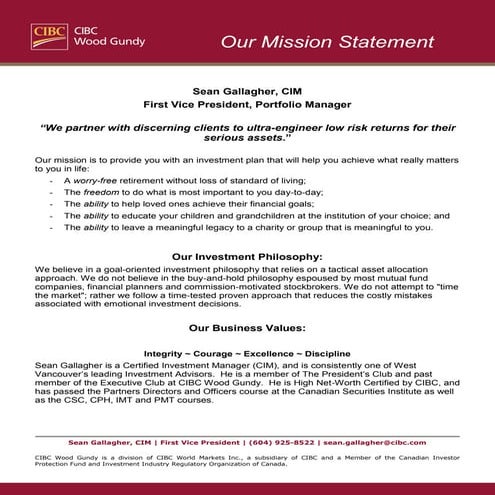 Our Mission Statement | PDF