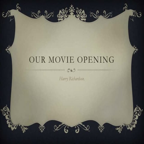 movie opening (initial ideas) | PPTX