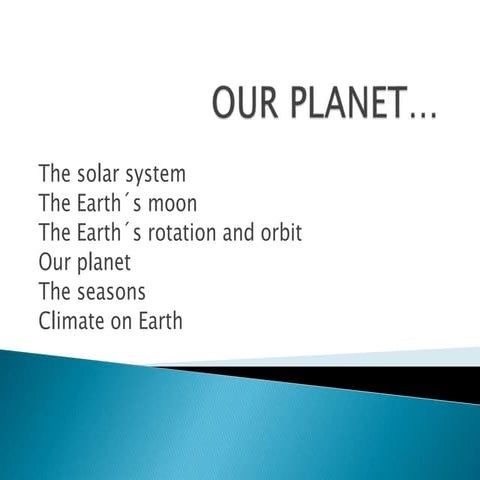 Our planet | PPTX