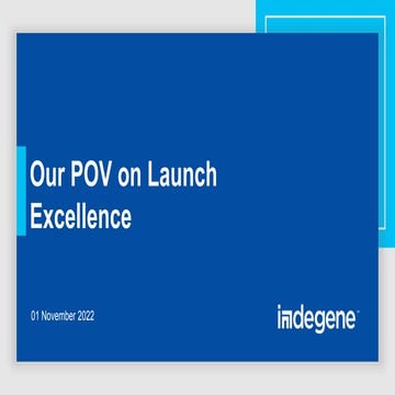 Our POV on Launch Excellence | PPTX