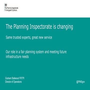 The Role Of The Planning Inspectorate In Ensuring A Fair Planning ...