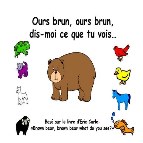 Les animaux et les couleurs | PPT