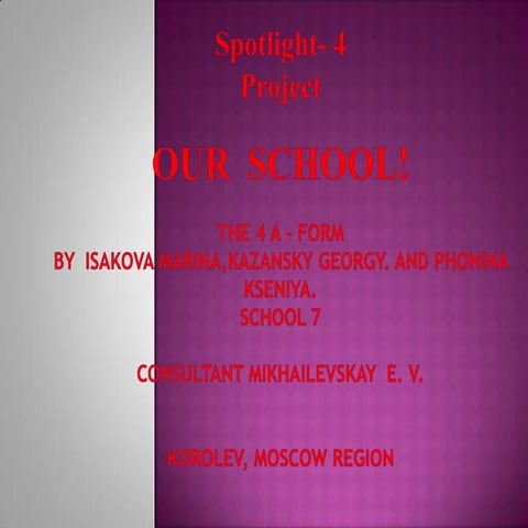 Project «my dream school» | PPT