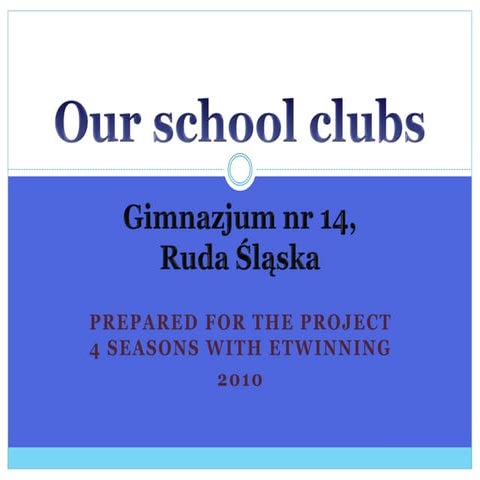 Our school clubs | PPT