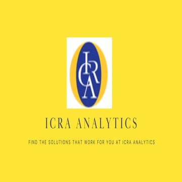 ICRA Analytics Has The Solutions To Fit Your Needs | PPTX