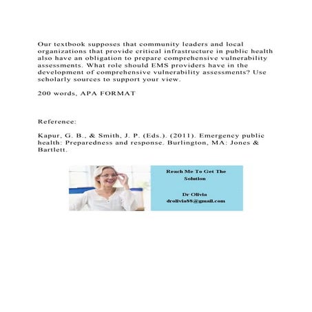 Our textbook supposes that community leaders and local organizatio.docx