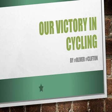 Our victory in cycling | PPTX