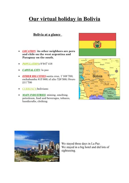 World Cultural Day Presentation 2022-Bolivia.pptx | South America ...