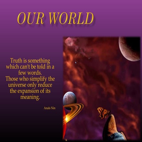 Our world | PPT