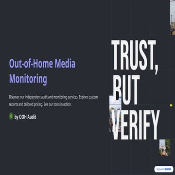 Media Asset Tracker | Monitor OOH Advertising Assets | PPTX